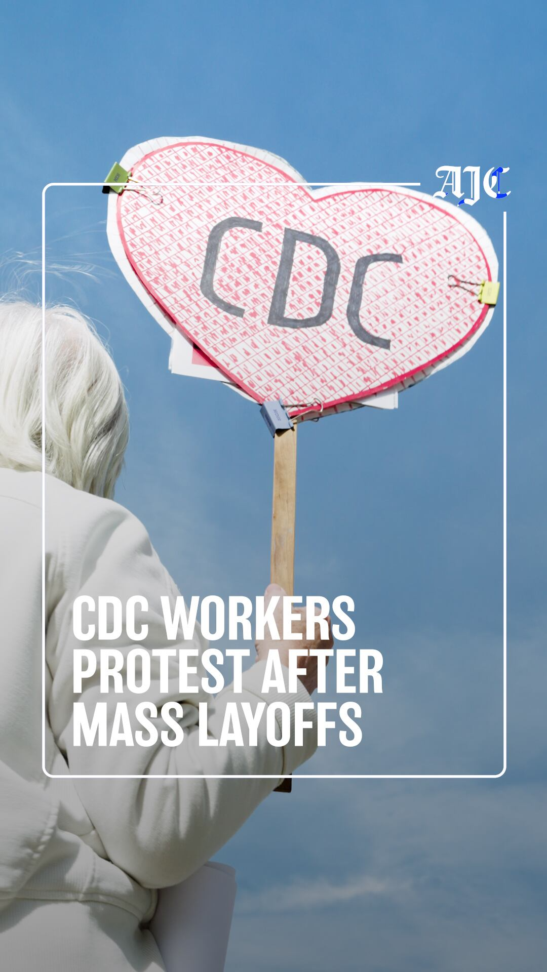 CDC workers spoke out in February at protest after mass layoffs