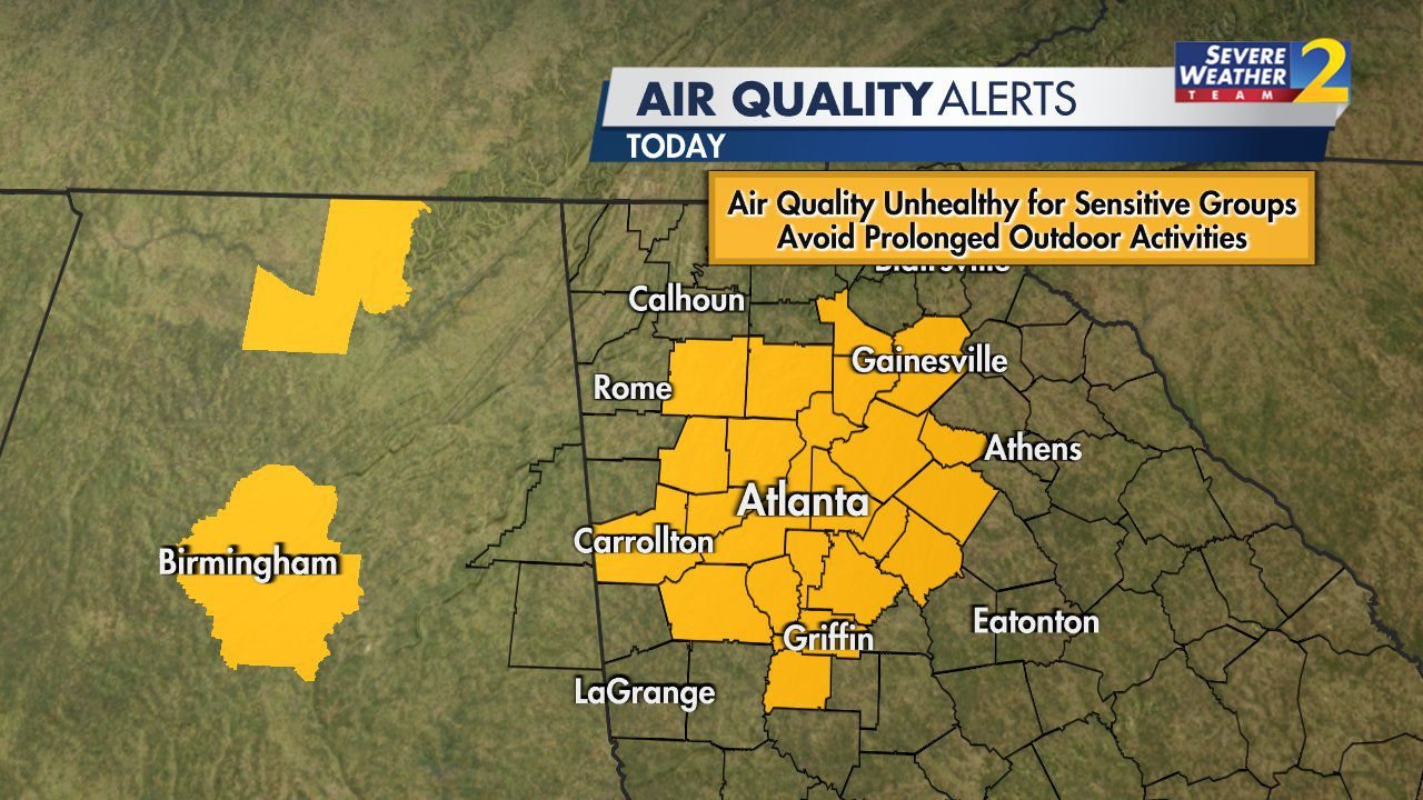 FRIDAY’S WEATHER: Dry, sunny haze with Code Orange air quality alert in ...