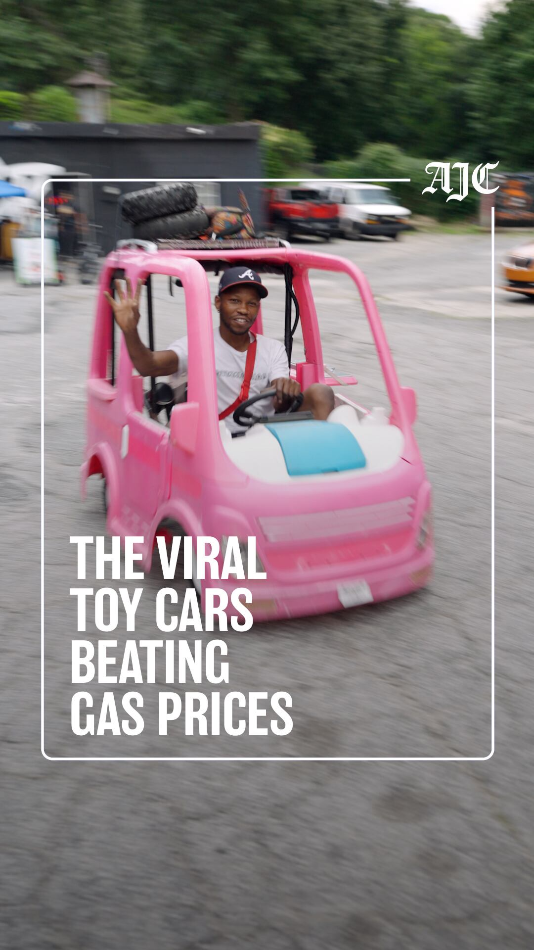 This Atlanta man turned a Barbie van into a gas-powered ride