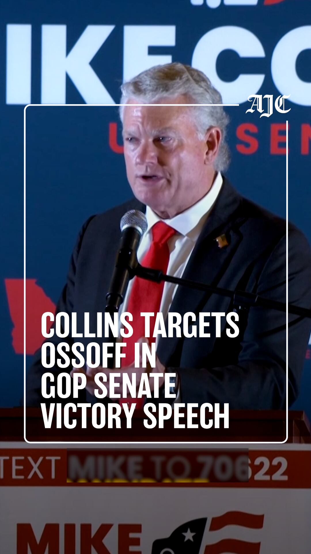 Collins takes aim at Ossoff in GOP runoff victory speech