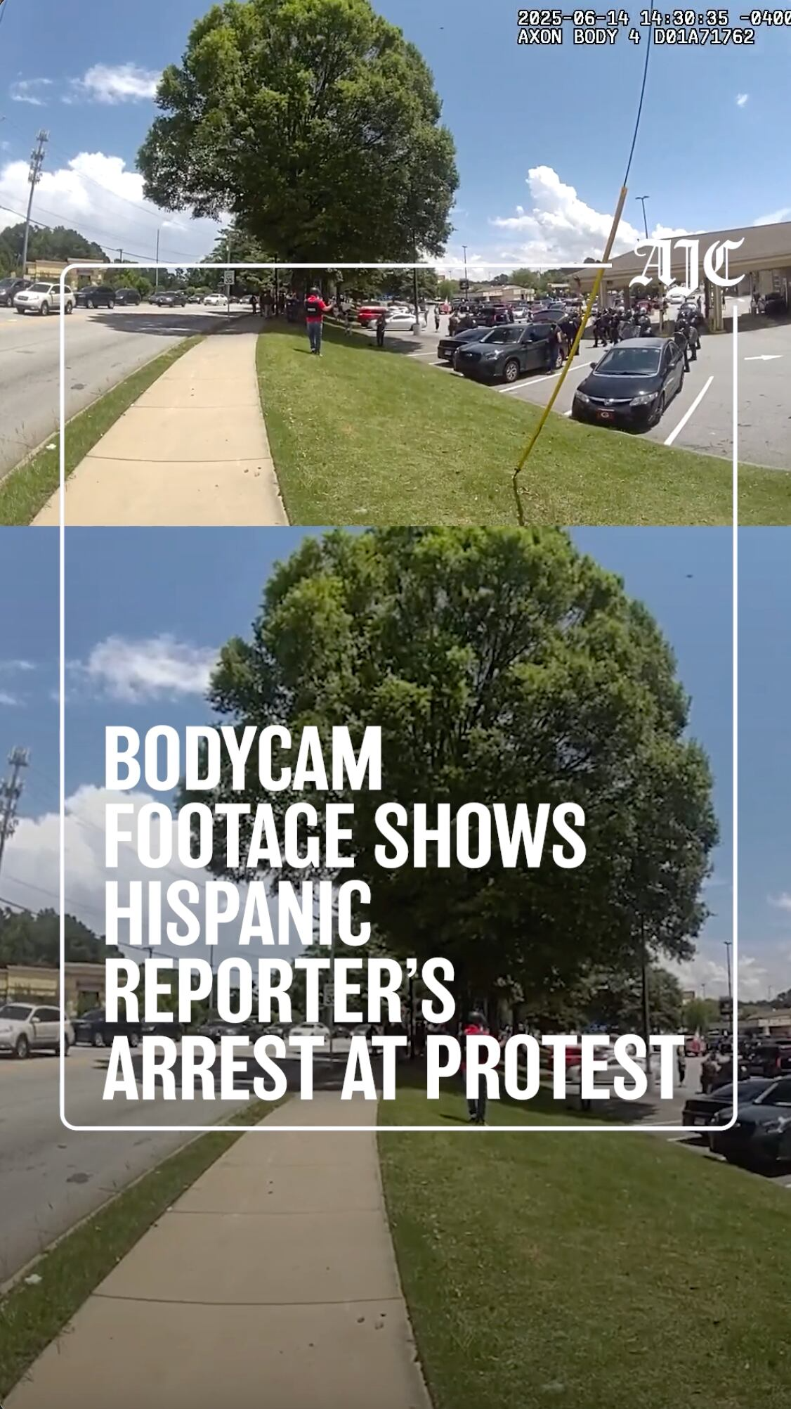 Bodycam footage shows Hispanic journalist arrested while livestreaming ...