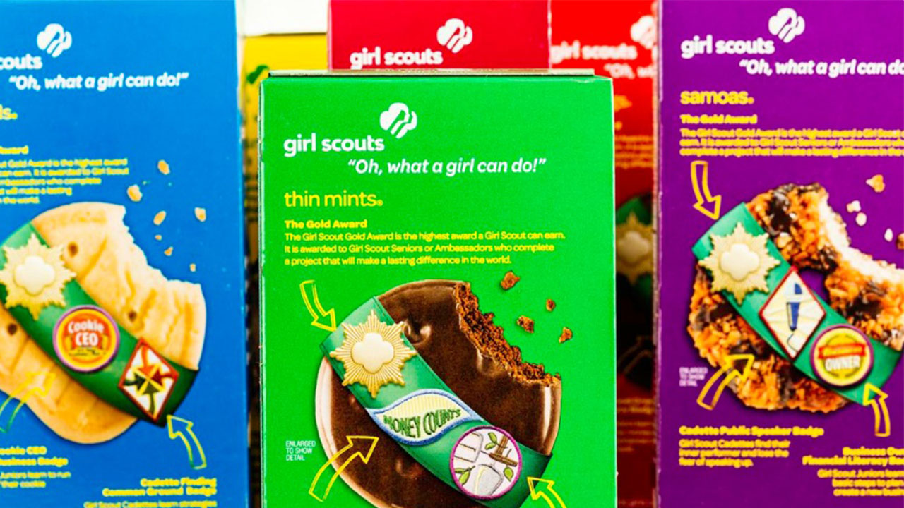 Girl Scout Cookie Box Template Little Brownie Bakers Activities