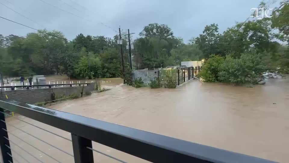 As Helene passes, residents in Buckhead emerge to scenes of destruction